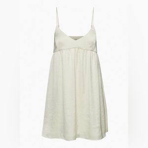 Aritzia | Dresses | Wilfred Mini Lover Dress Wilfred Baby Pink Satin ...